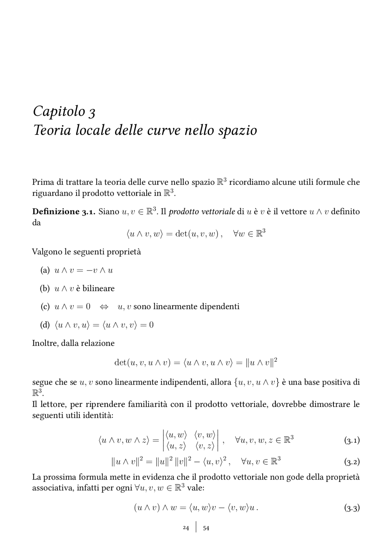 Appunti di geometria differenziale - Docsity