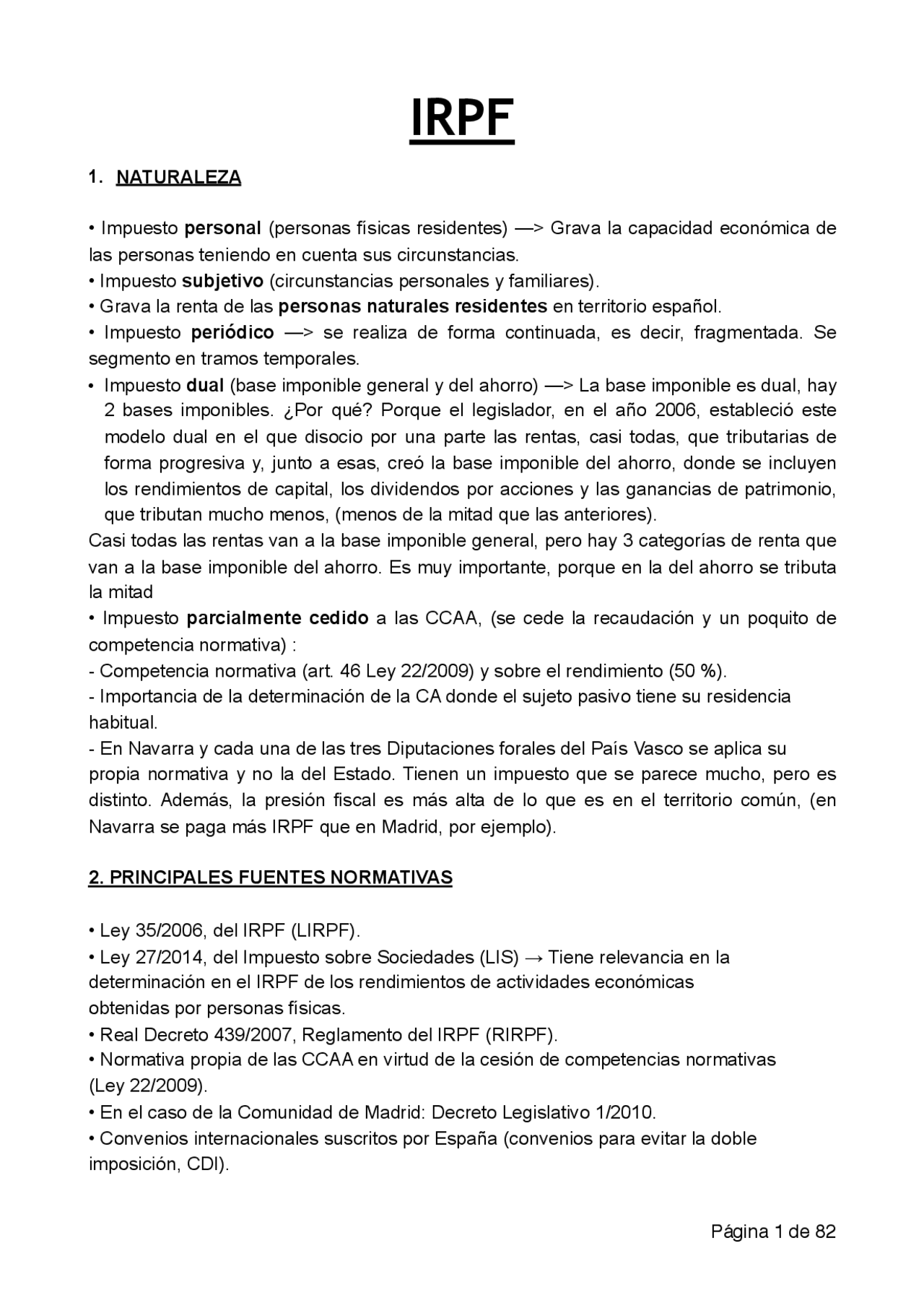 Ste Apuntes Irpf Iva Docsity