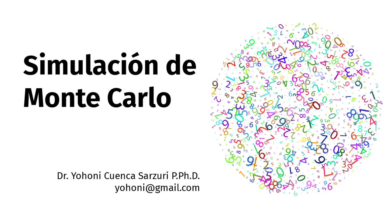 Monte carlo simulacion - Docsity