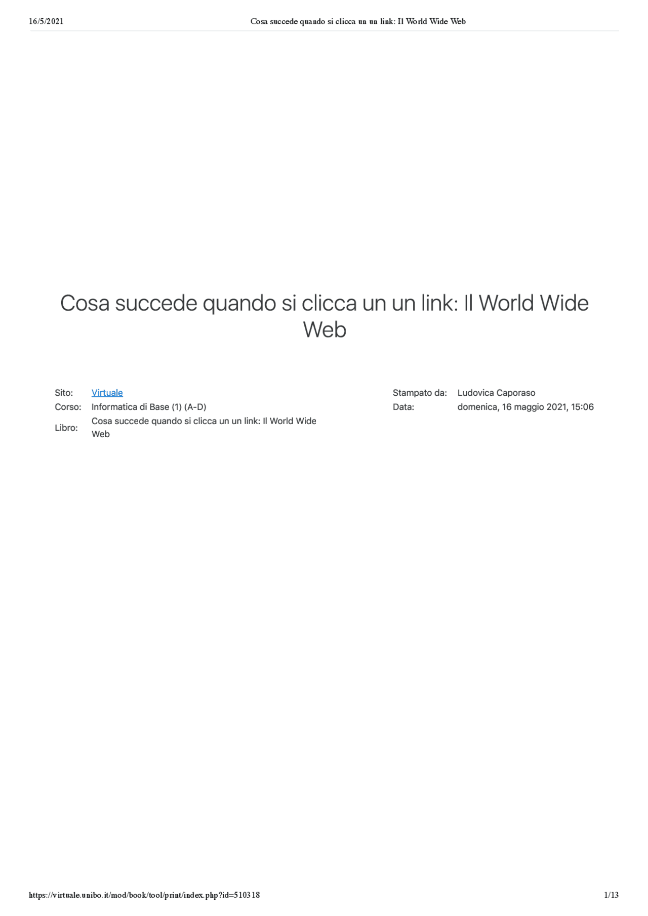 Informatica Di Base Parte Quarta Docsity
