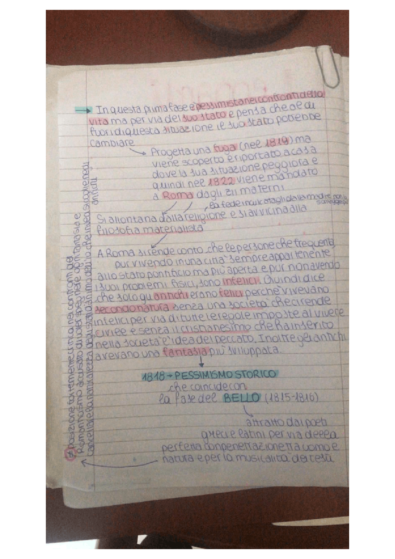 Appunti Vita Leopardi Parte 2 Docsity