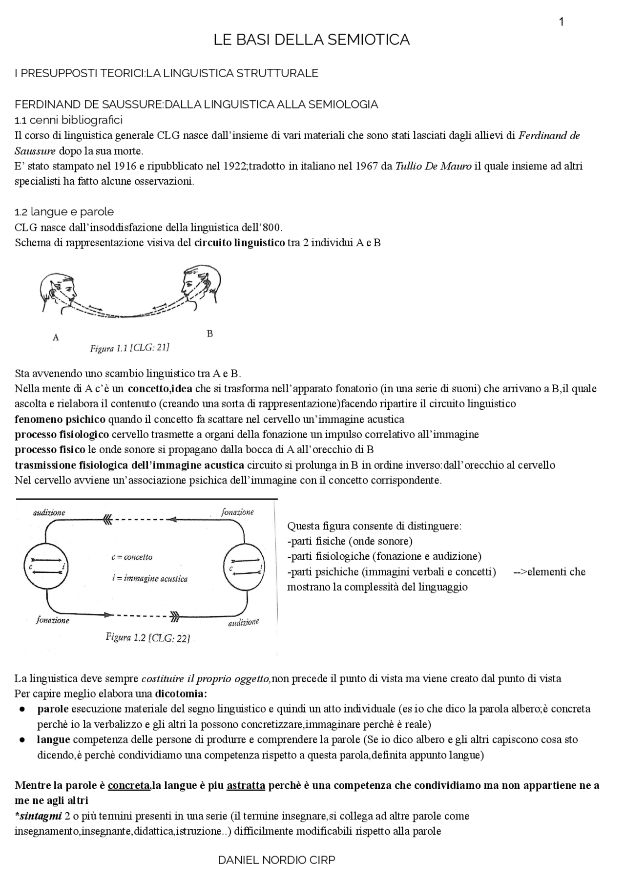 Le Basi Della Semiotica Docsity
