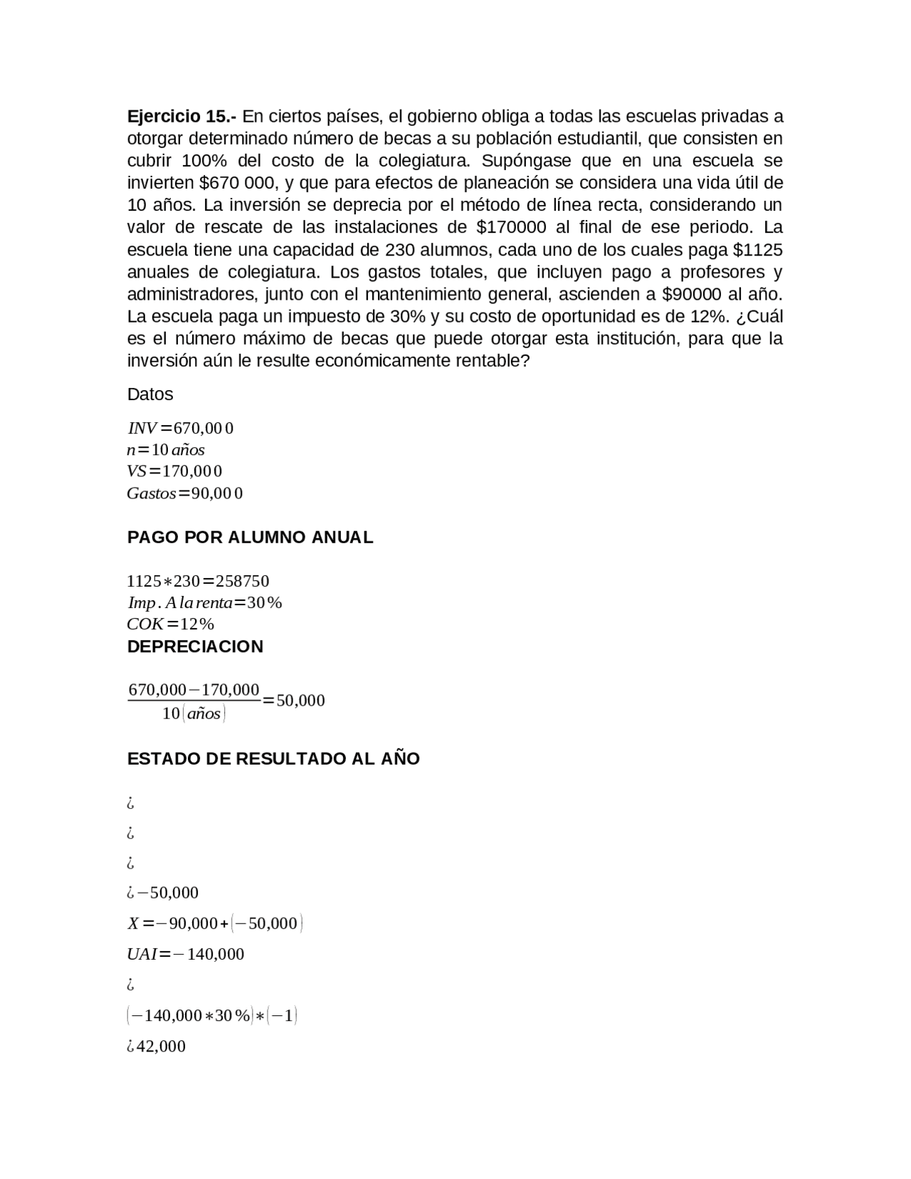 Ing Costos Ejercicios Resueltos Docsity