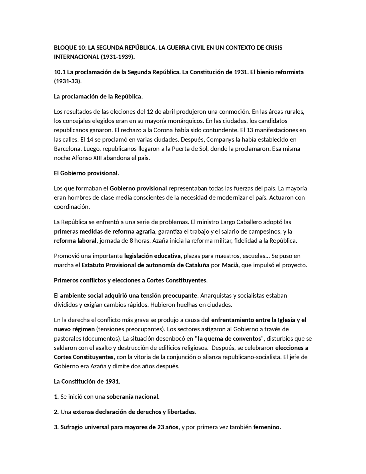 Apuntes Historia De EspaÑa Para Selectividad Docsity