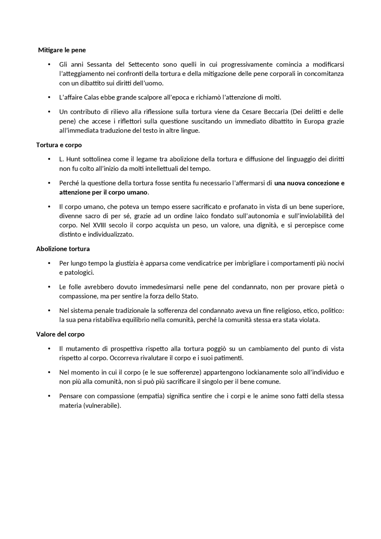 Appunti Filosofia Diritti Umani Docsity