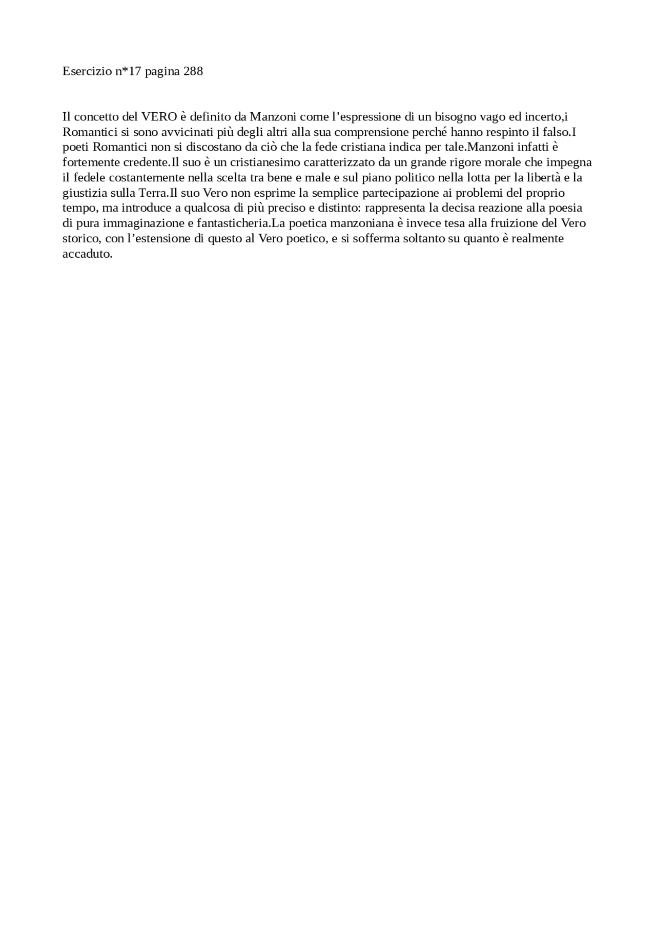 Esercizi Inglese Classico Docsity