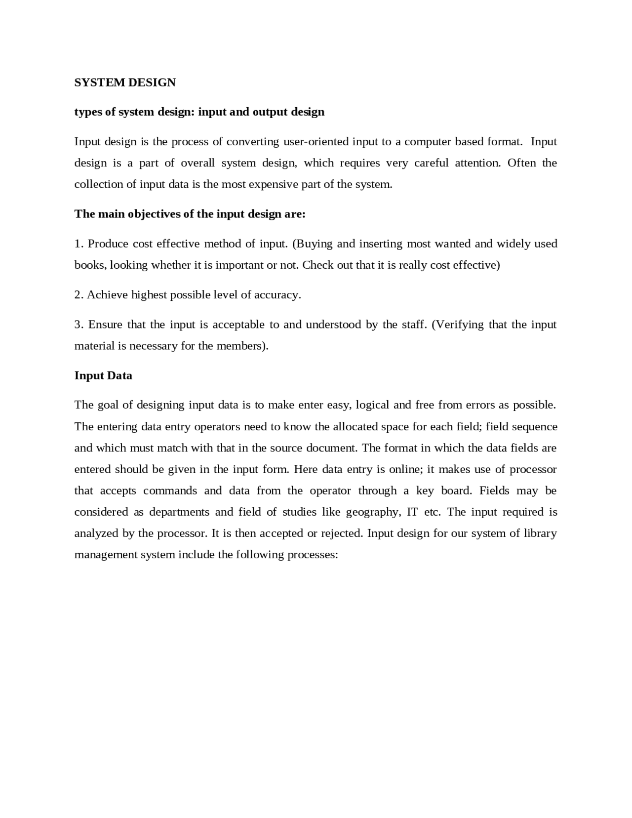 System Design In Project Management Docsity