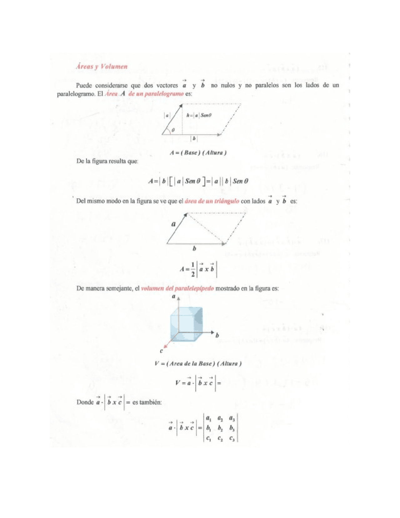 Temas De Calculo Vectorial Docsity