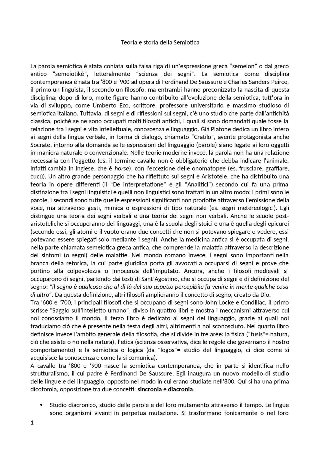 Appunti Completi Del Corso Di Semiotica Giovanni Manetti Docsity