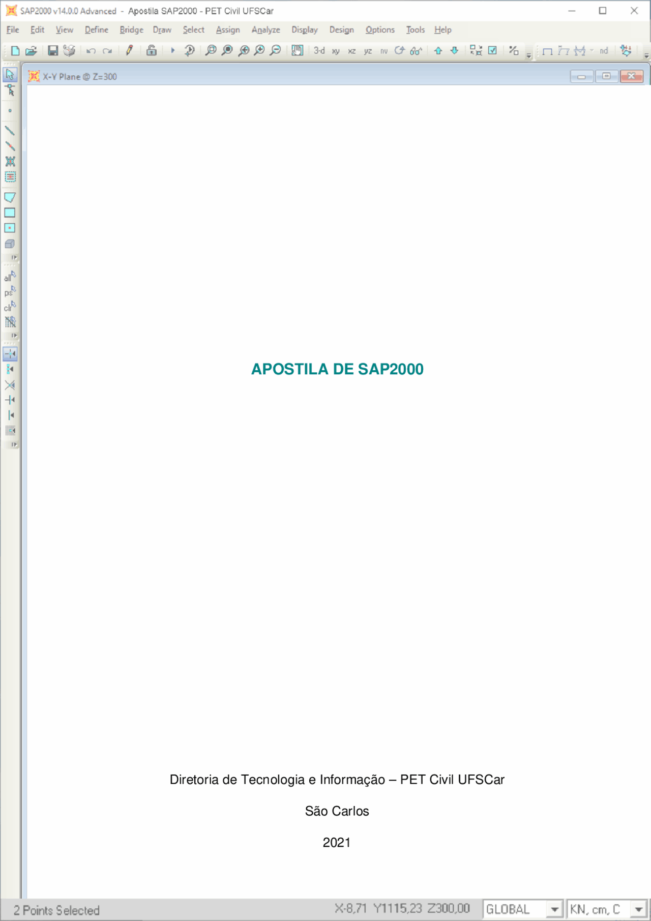 Apostila De Introdução Ao Sap2000 Docsity