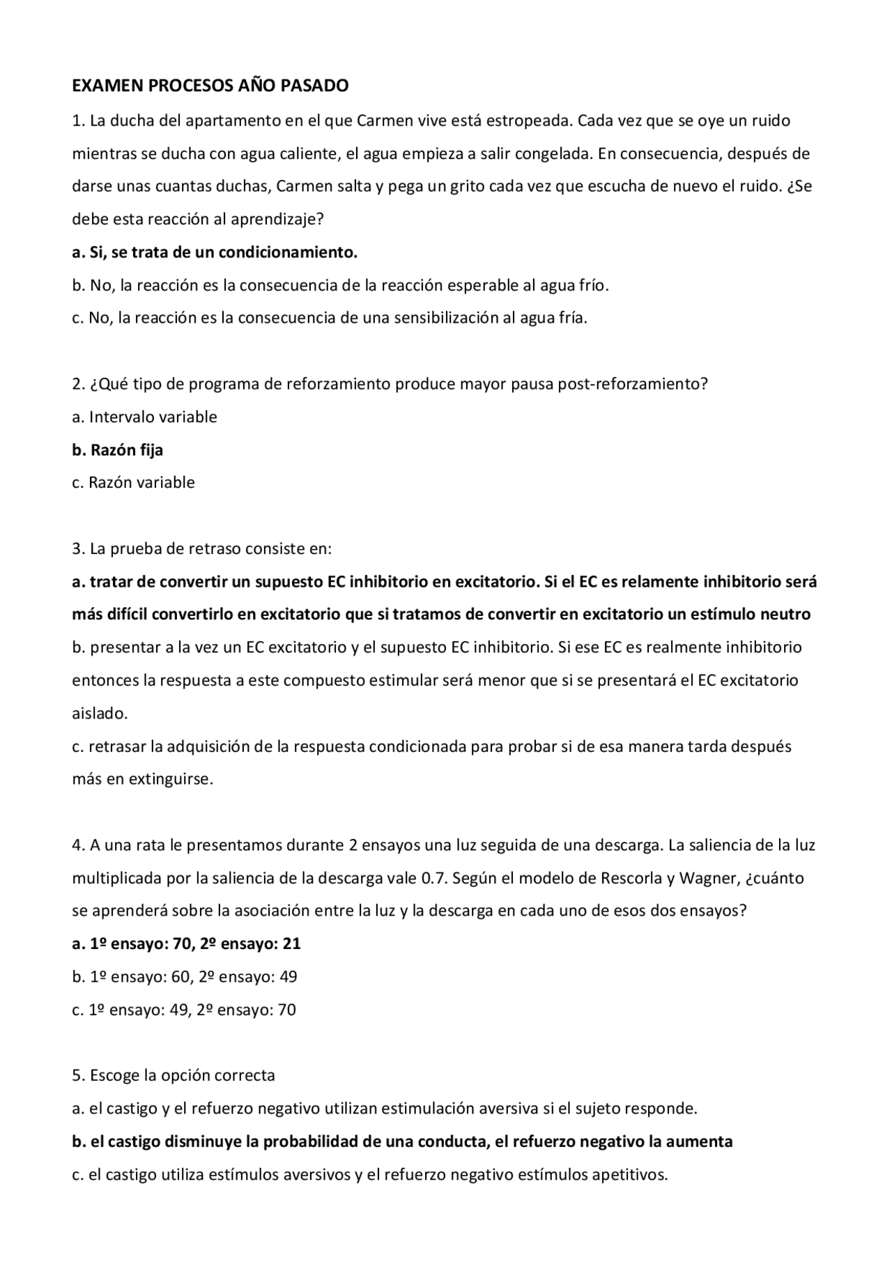 Examen de procesos II corregido - Docsity