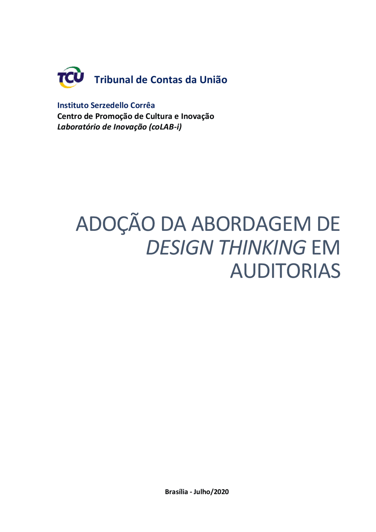 Design Thinking em auditorias - Docsity