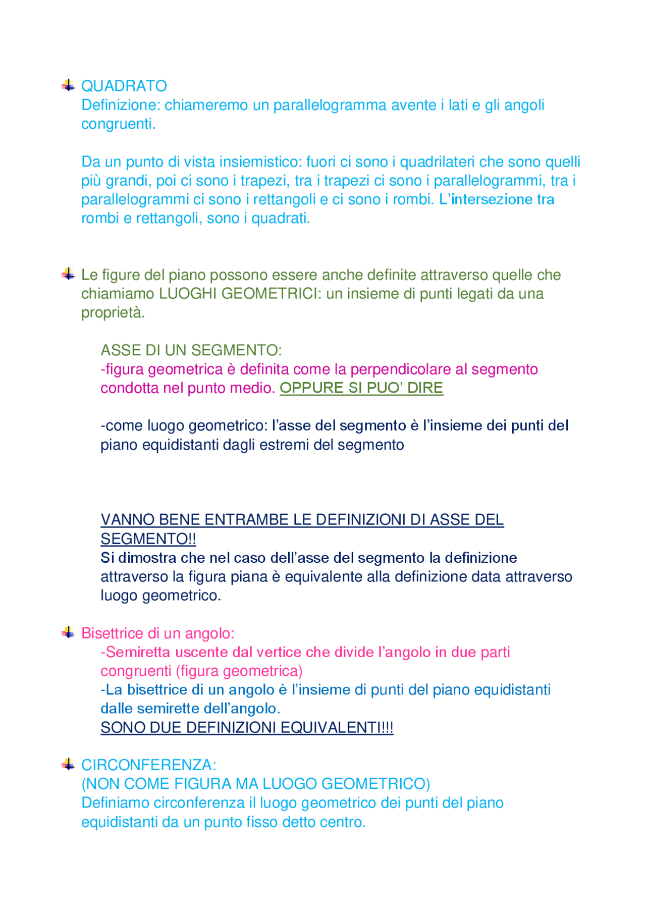 Geometria Parte 5 Appunti Appunti Di Geometria Docsity