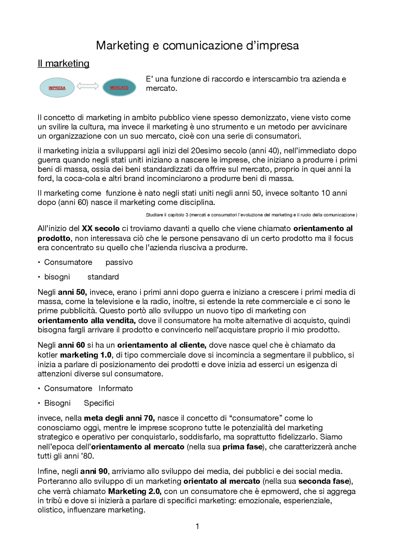 Appunti Marketing Delle Lezioni 2020 Docsity