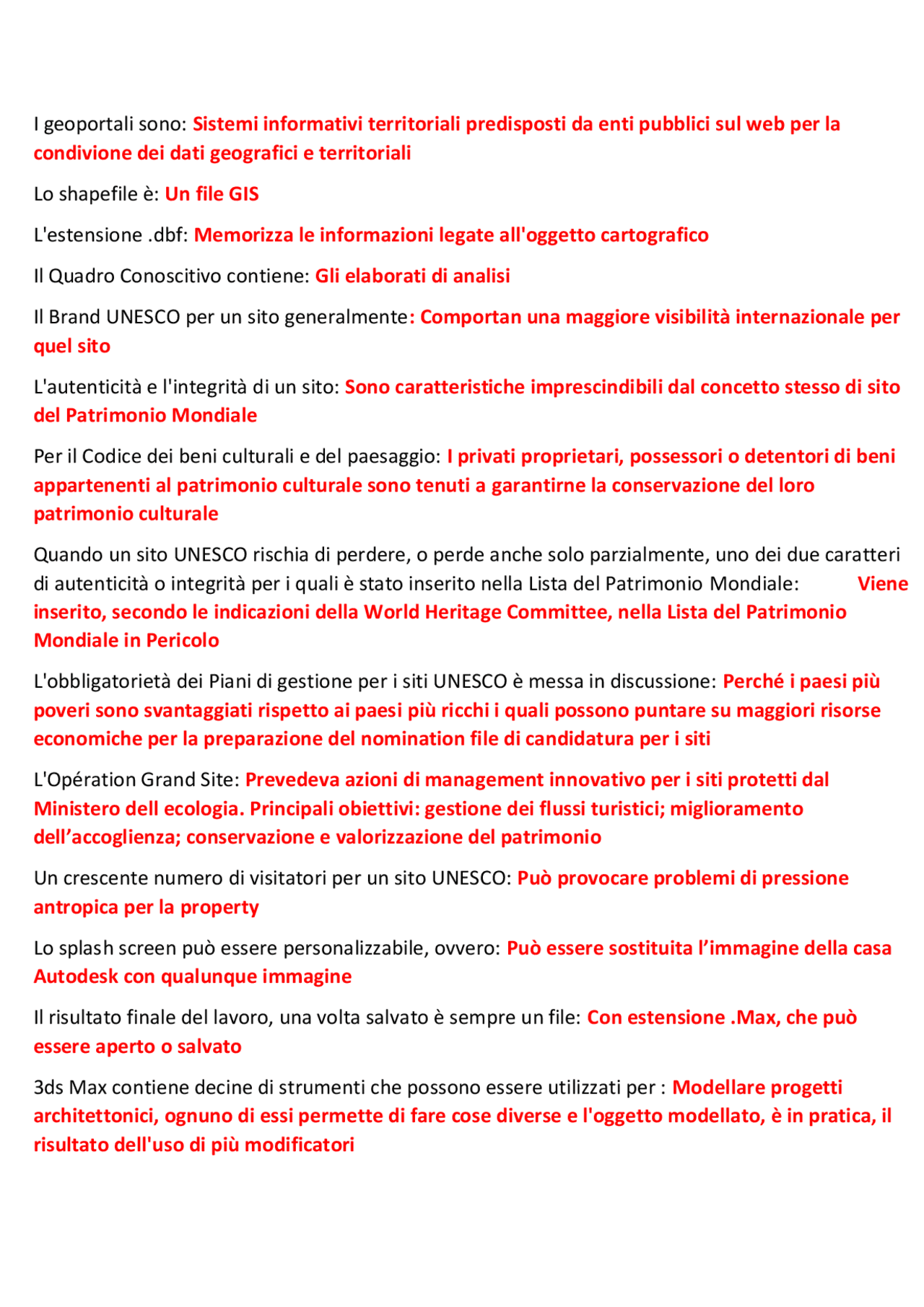 Domande E Risposte Esame Di Disegno Ingegneria Civile Docsity