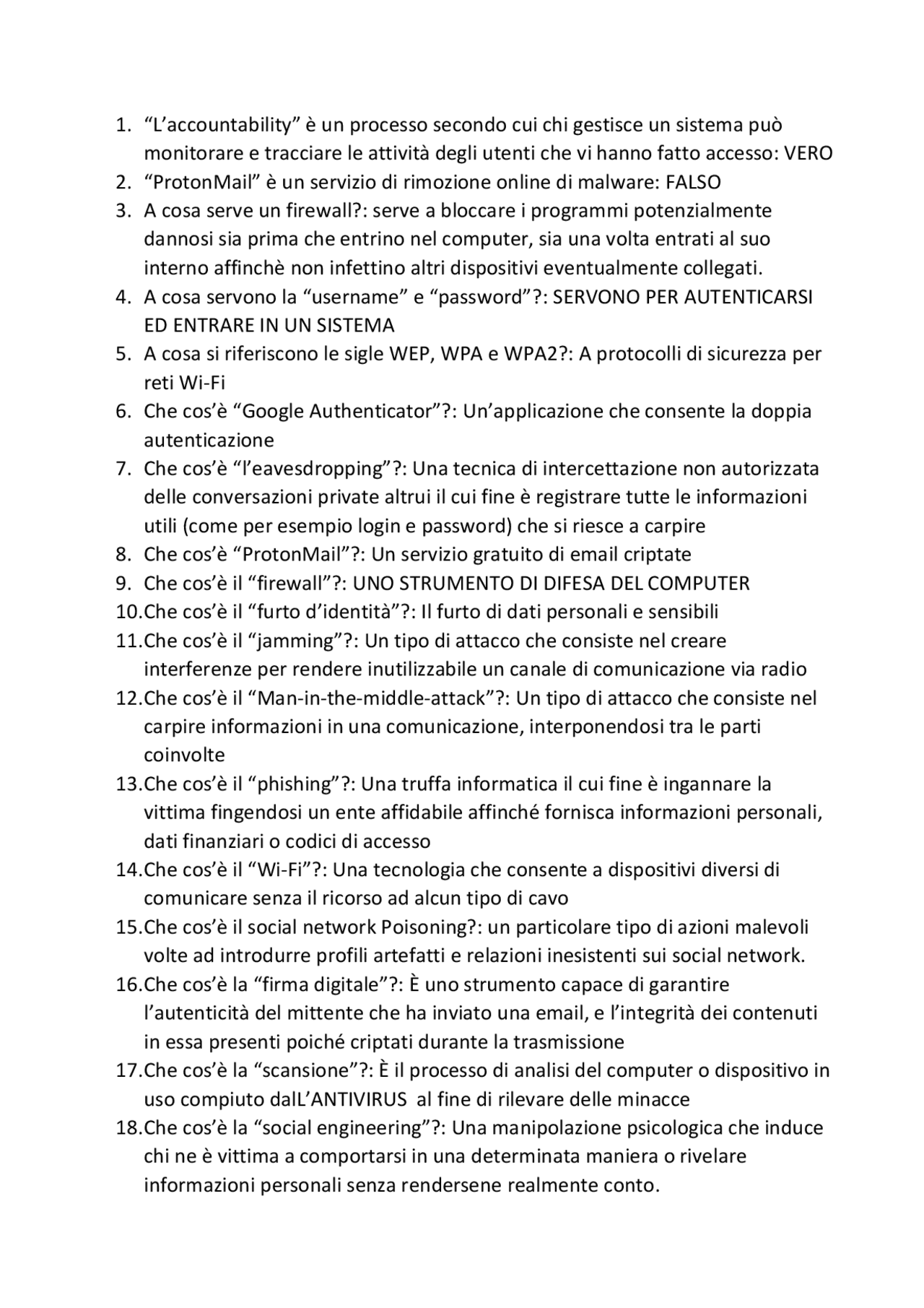 Domande E Risposte Complete Quarto Modulo Eipass 7 Moduli Docsity