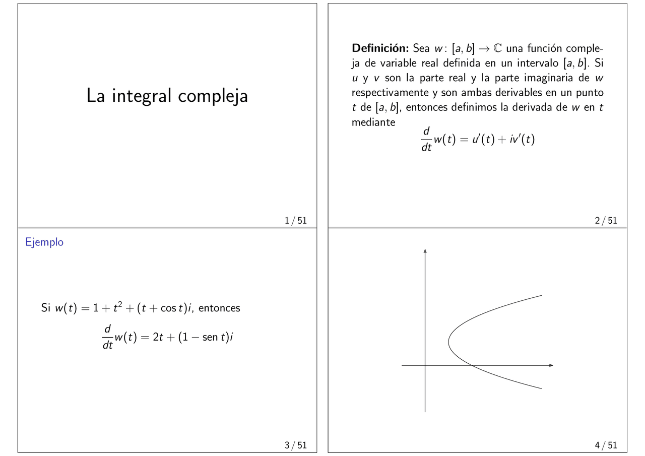 Integrales complejas | Apuntes de Cálculo | Docsity
