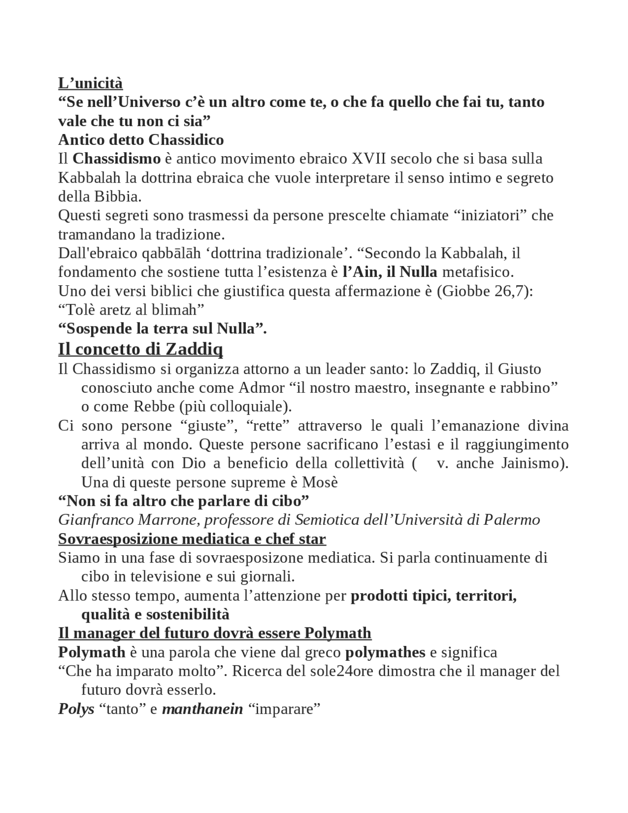 Antropologia Del Cibo Appunti Docsity