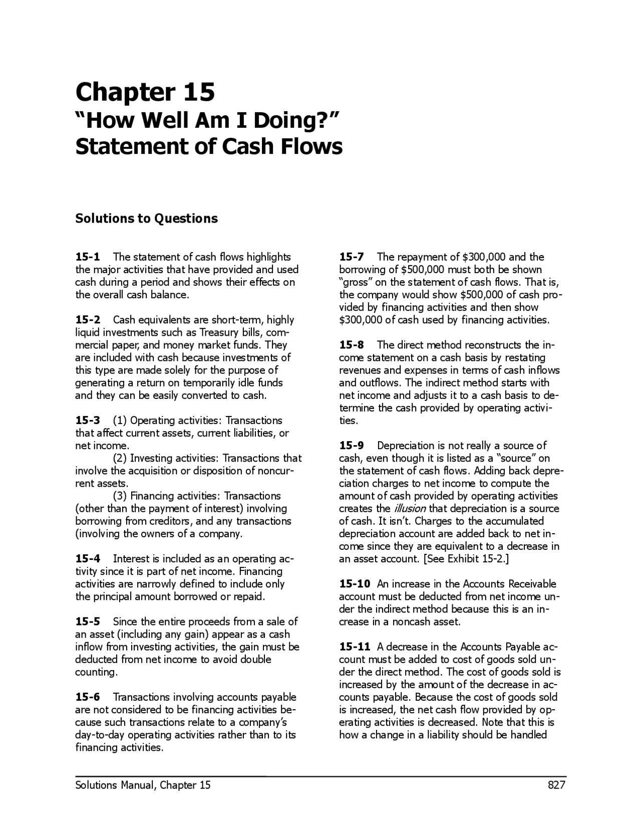 Chapter 15 Solution Manual for Managerial Accounting Garrison ...