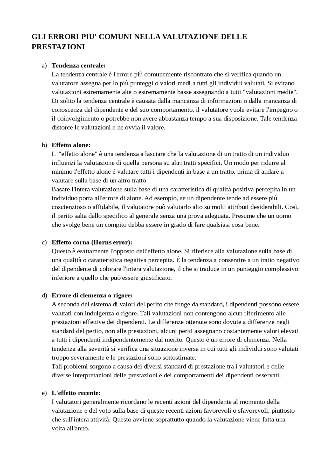 Performance Appraisal Docsity