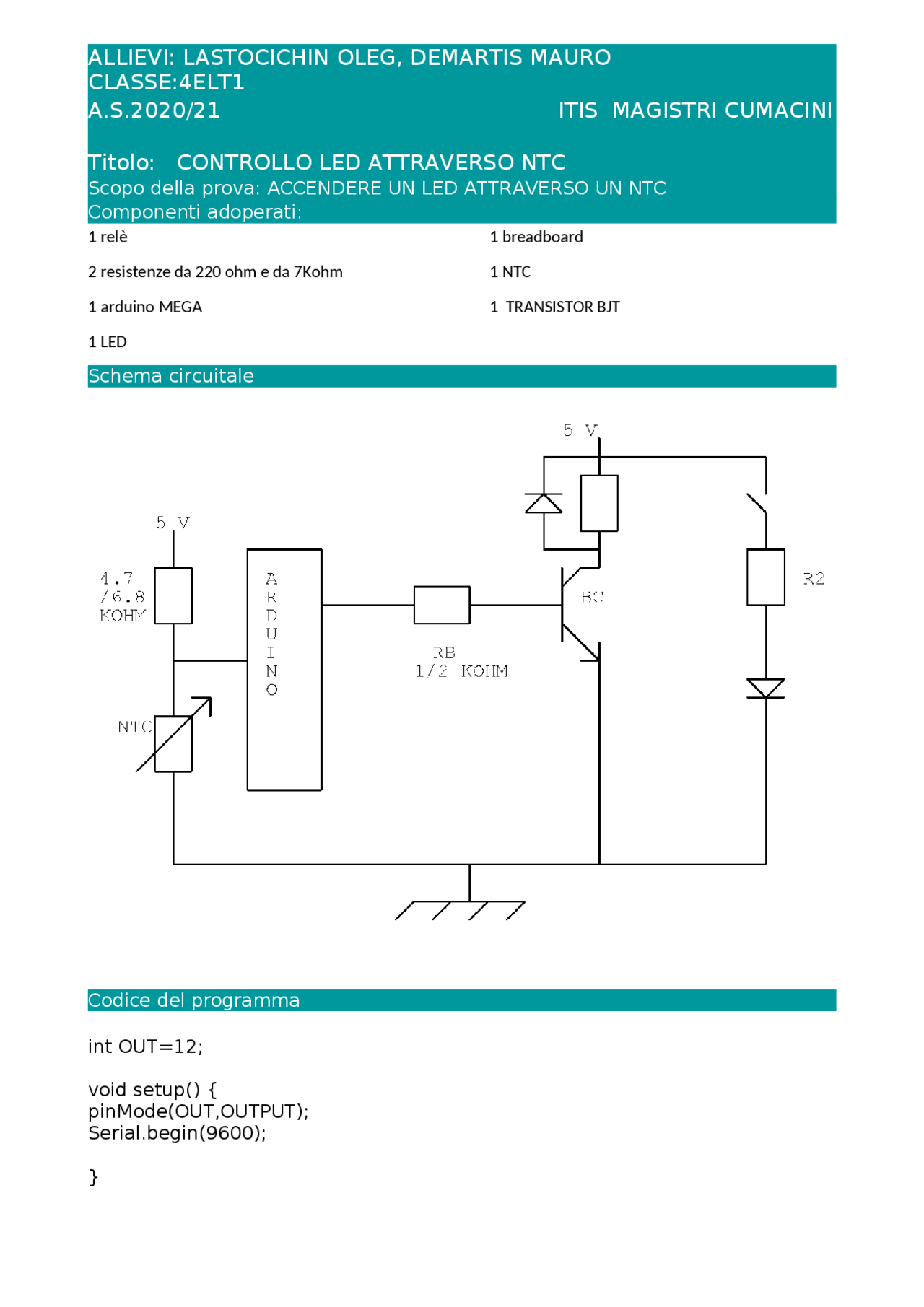 Relazione Sui Transistor Docsity