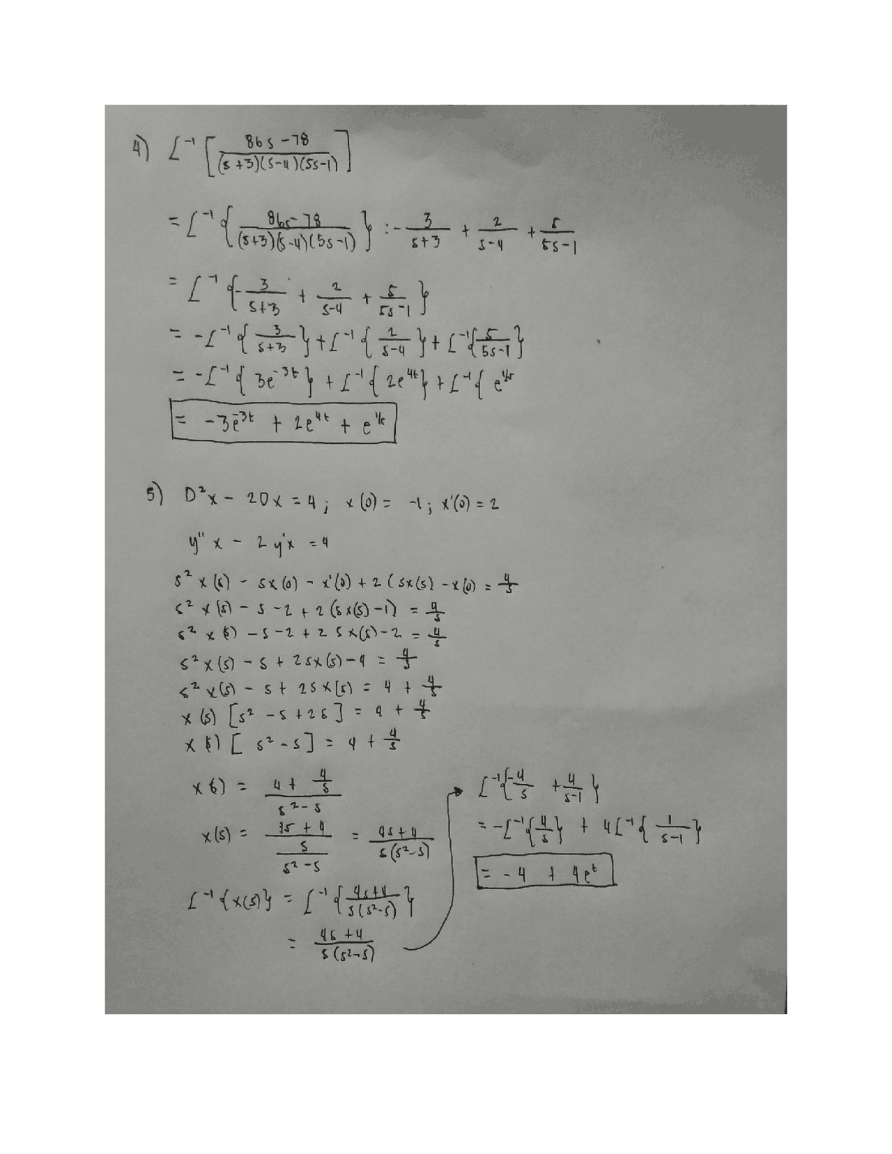 Advanced Mathematics Equations Docsity