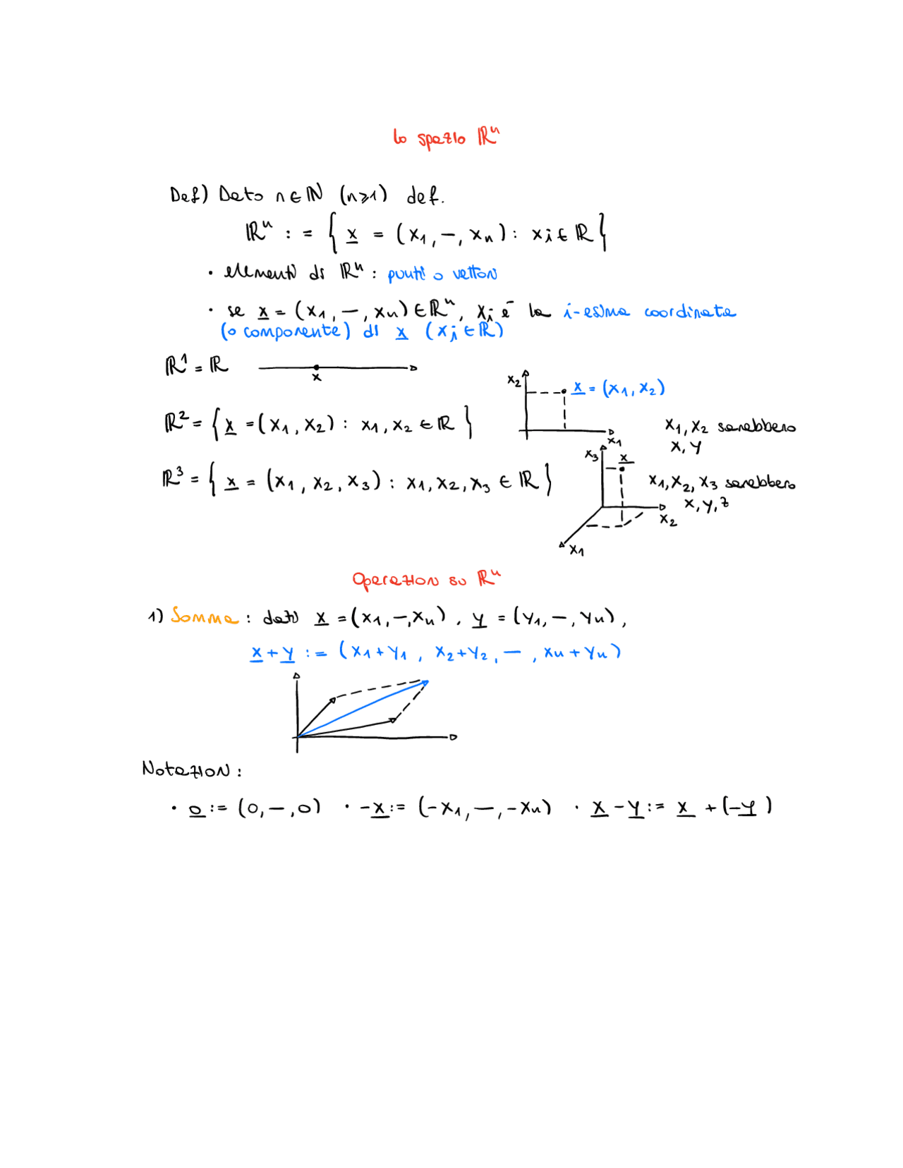Analisi 2 Curve Prima Parte Appunti Di Analisi Matematica Ii Docsity