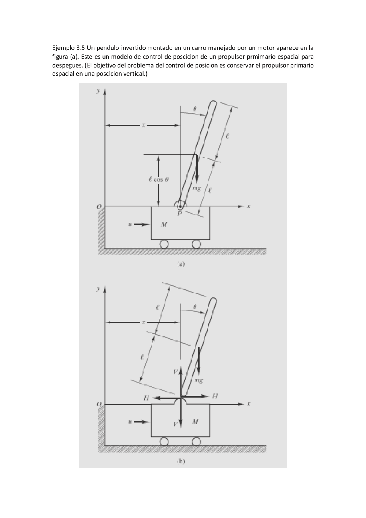 Pendulo Invertido diseño practica | Apuntes de Ciencias Aplicadas a la ...