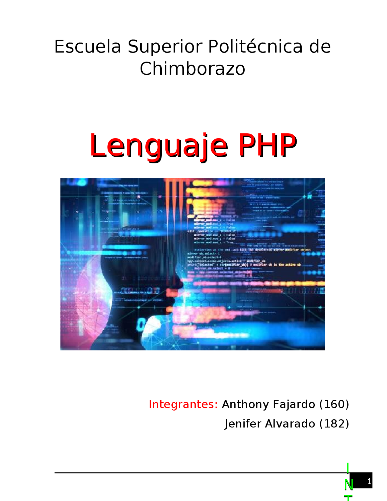 Php Lenguaje De Programación Docsity