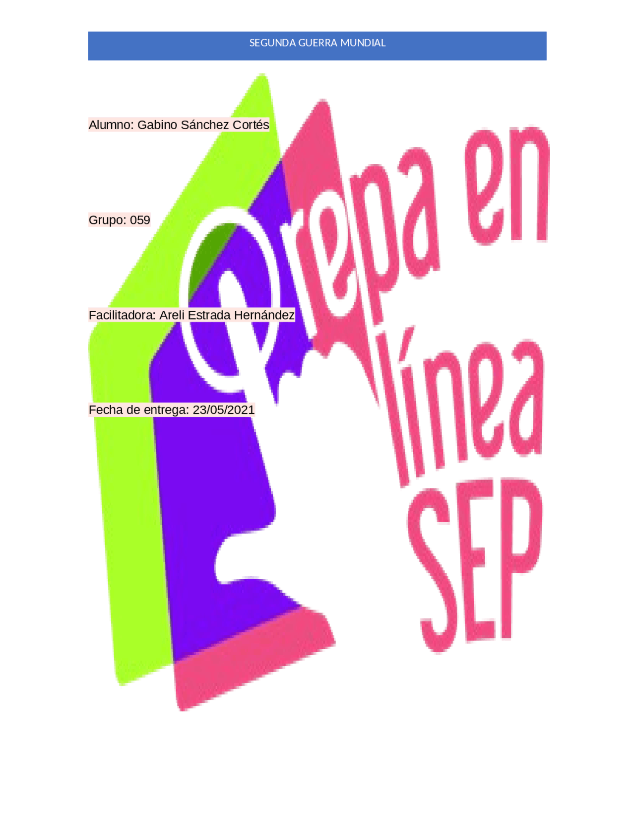 Modulo Semana Proyecto Integrador 3 Docsity
