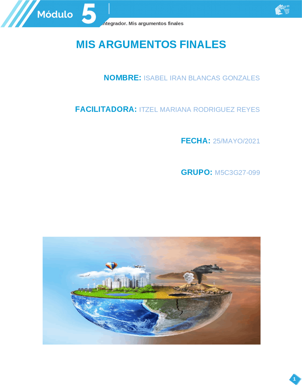 Mis argumentos finales - Docsity