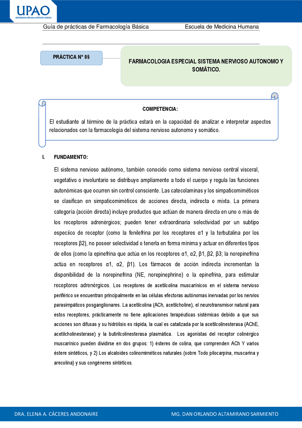 Practicas De Farmacologia Ejercicios De Farmacología Docsity