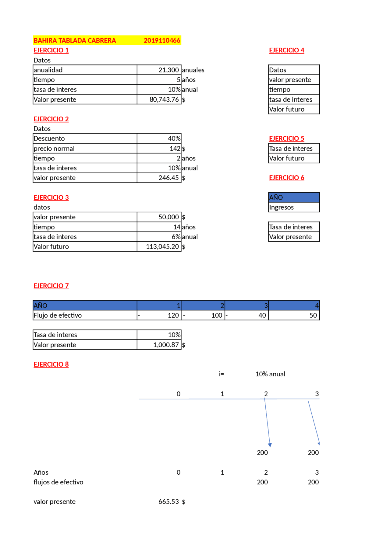 MATE FINANCIERA ejercicios - Docsity