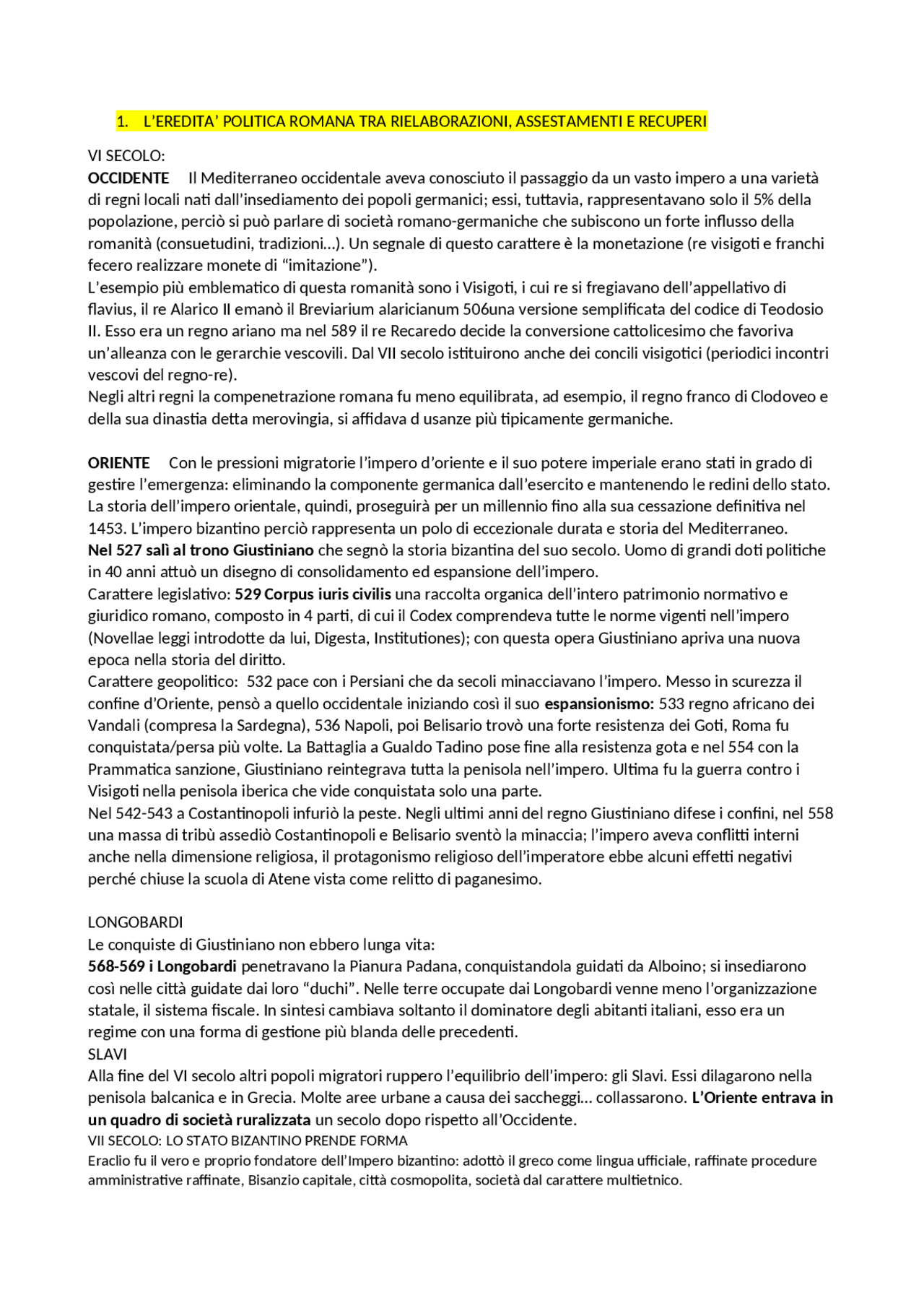 Un Medioevo Mediterraneo Riassunto Docsity