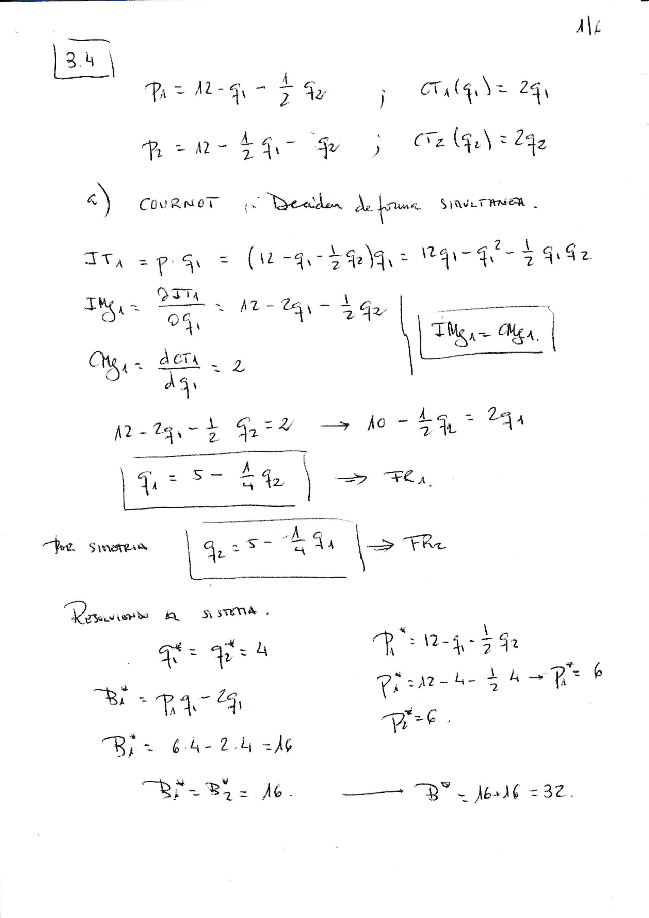 Ejercicio Microeconomia Docsity