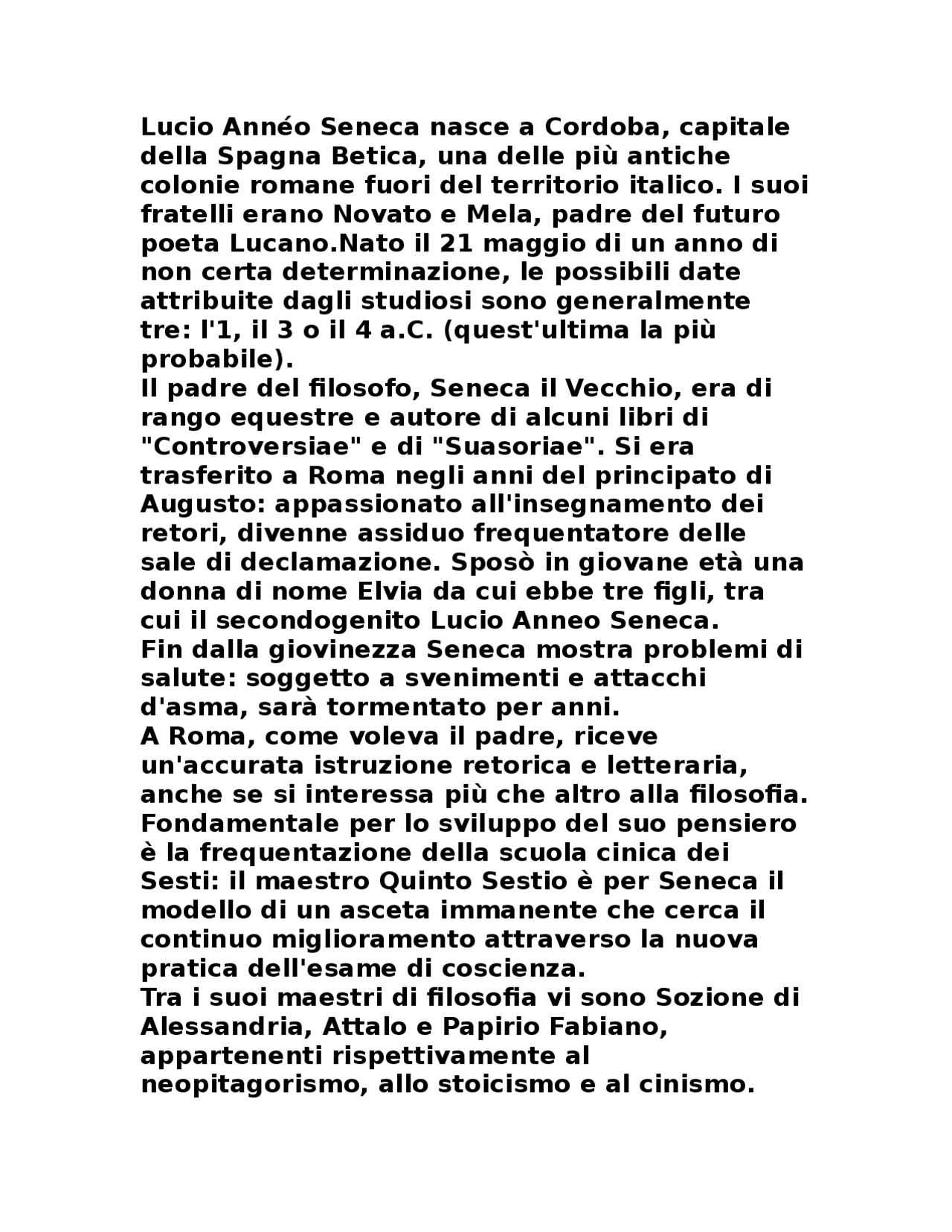 Seneca PDF schematico - Docsity