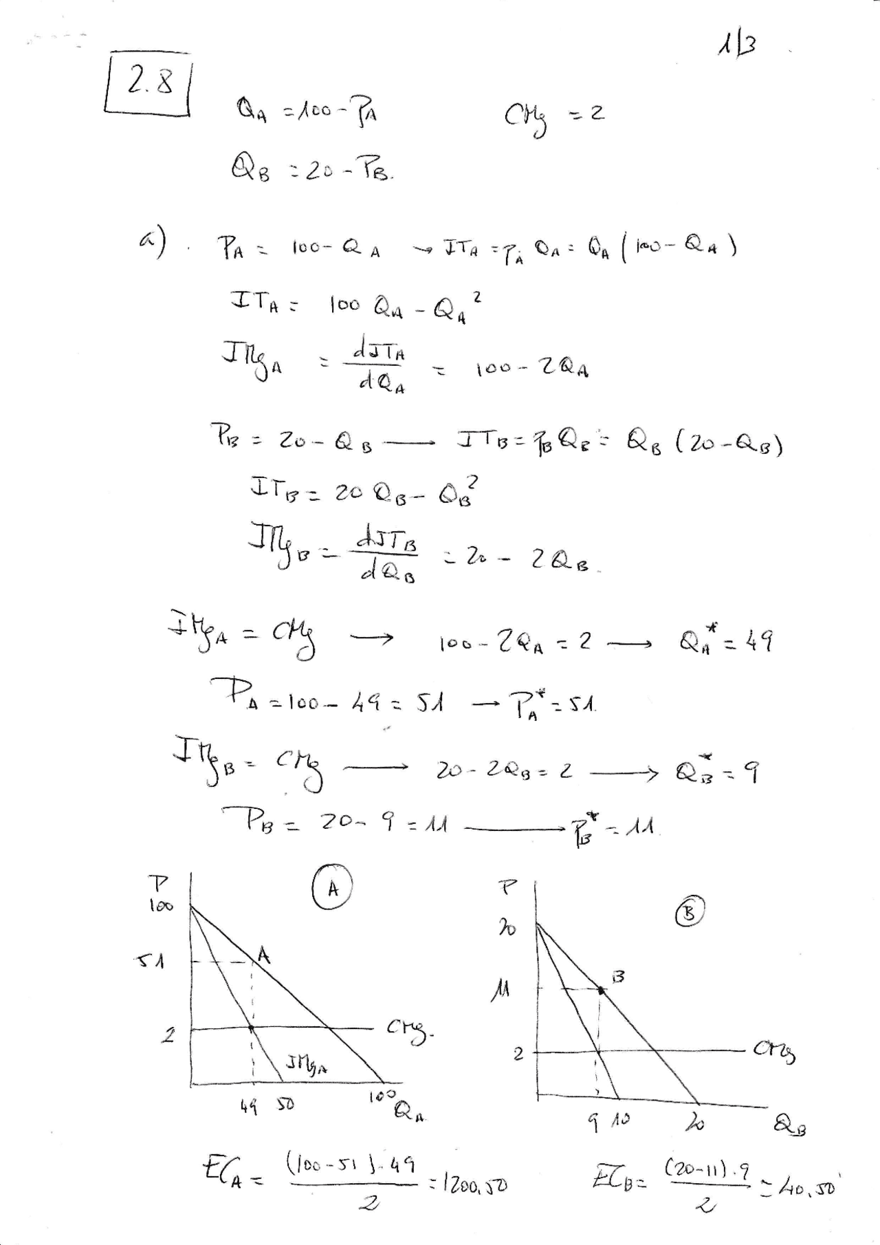Ejercicio Microeconomia Docsity