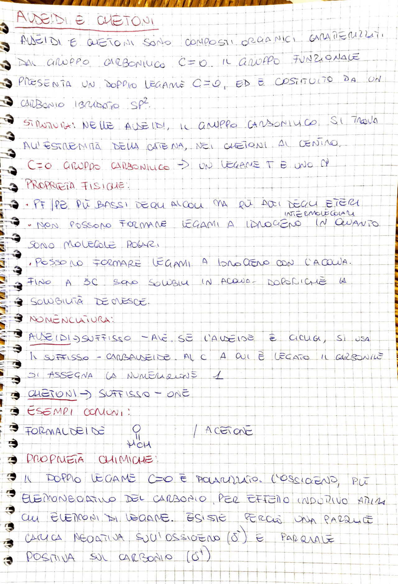 Aldeidi Chetoni Enoli E Acidi Carbossilici Docsity