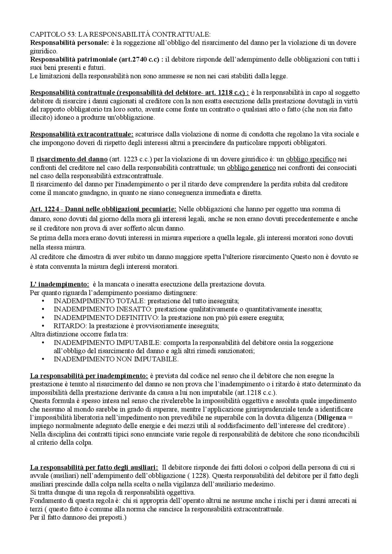 Riassunto Parte 3 Libro Istituzioni Di Diritto Privato Bianca Docsity