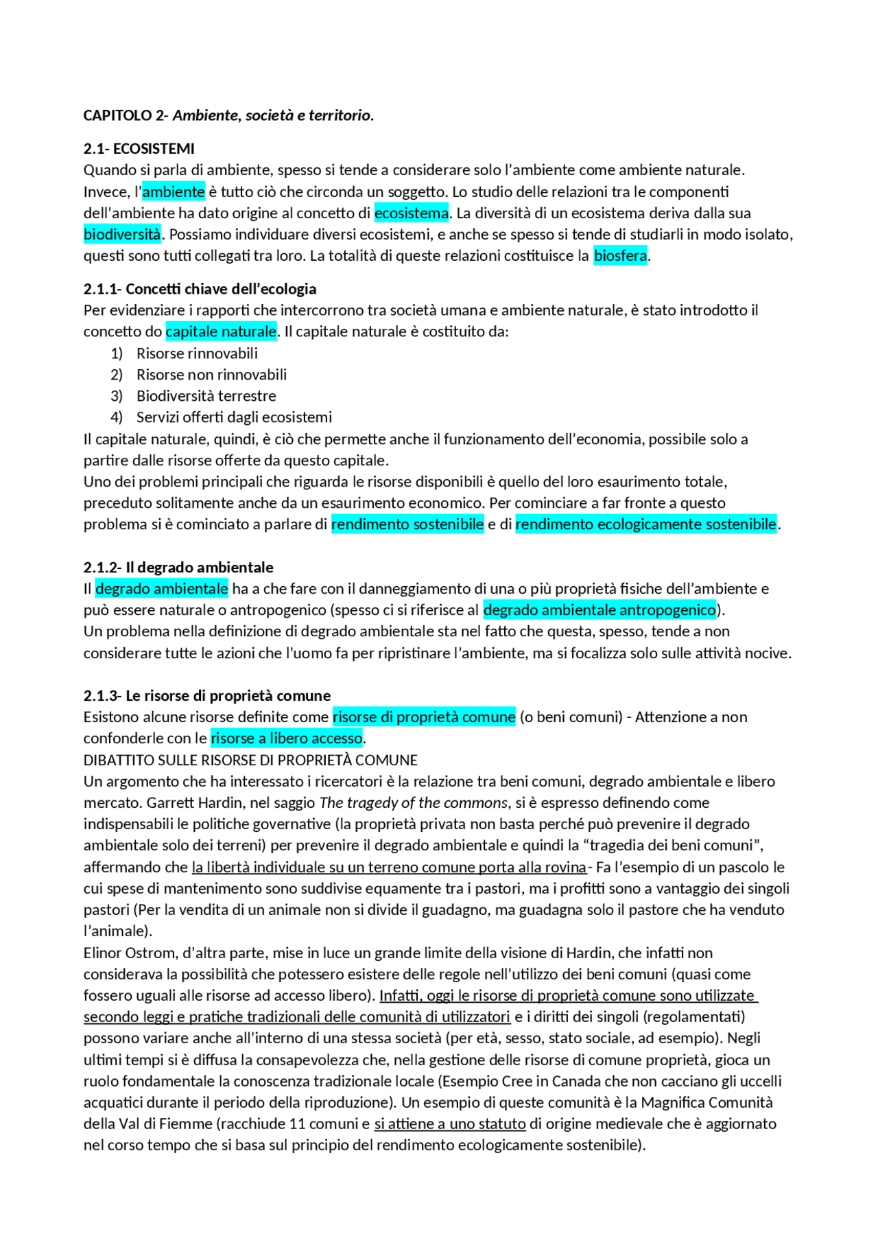 Geografia Umana Un Approccio Visuale Riassunto Capitolo 2 Docsity