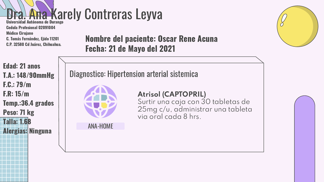 Recetarios De Antihipertensivos Diapositivas De Farmacología Docsity