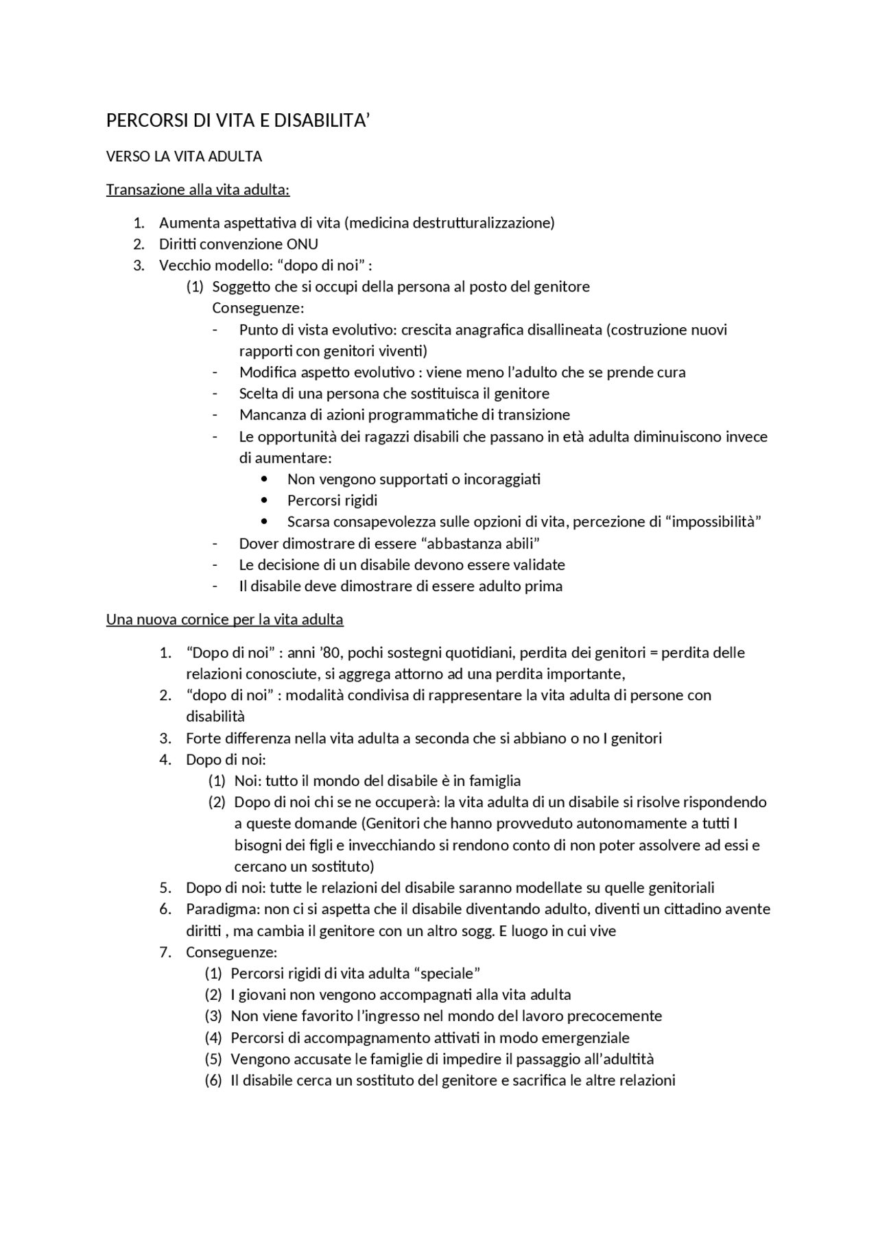 Pedagogia Dell Inclusione Docsity
