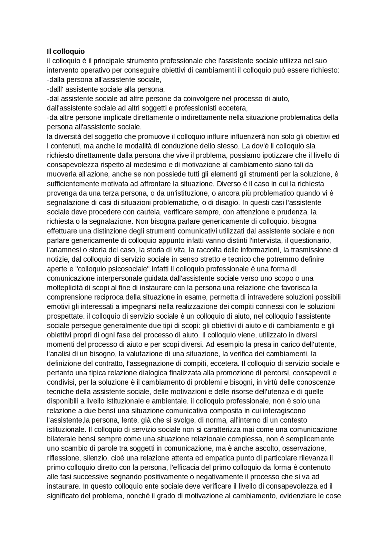 Riassunto 2manuale Lassistente Sociale Bartolomeipassera Docsity