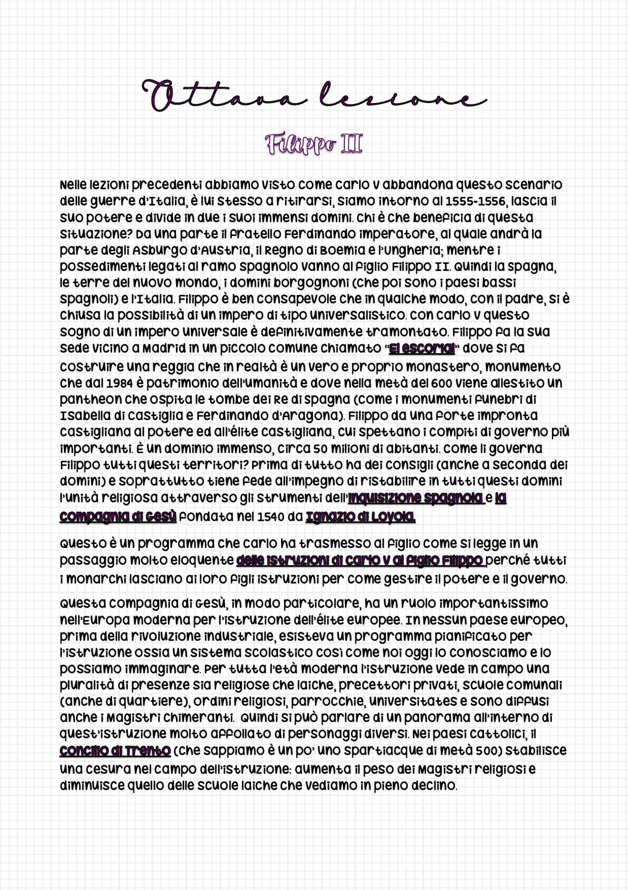 Filippo Ii E Il Suo Regno Docsity