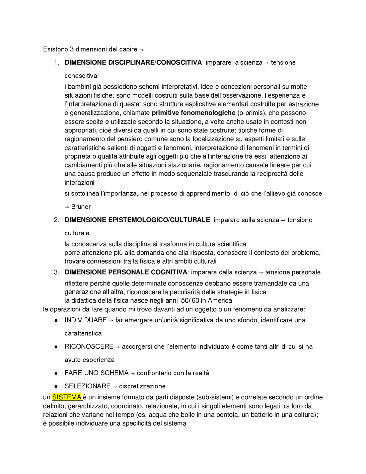 Appunti E Slide Esame Fisica Scienze Formazione Primaria Bologna Aa