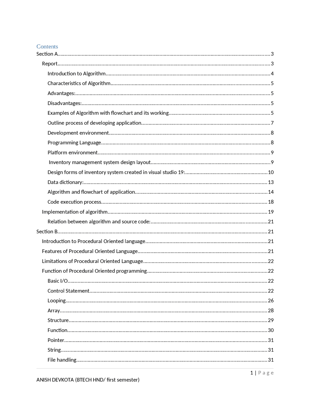Programming And Basic C Docsity