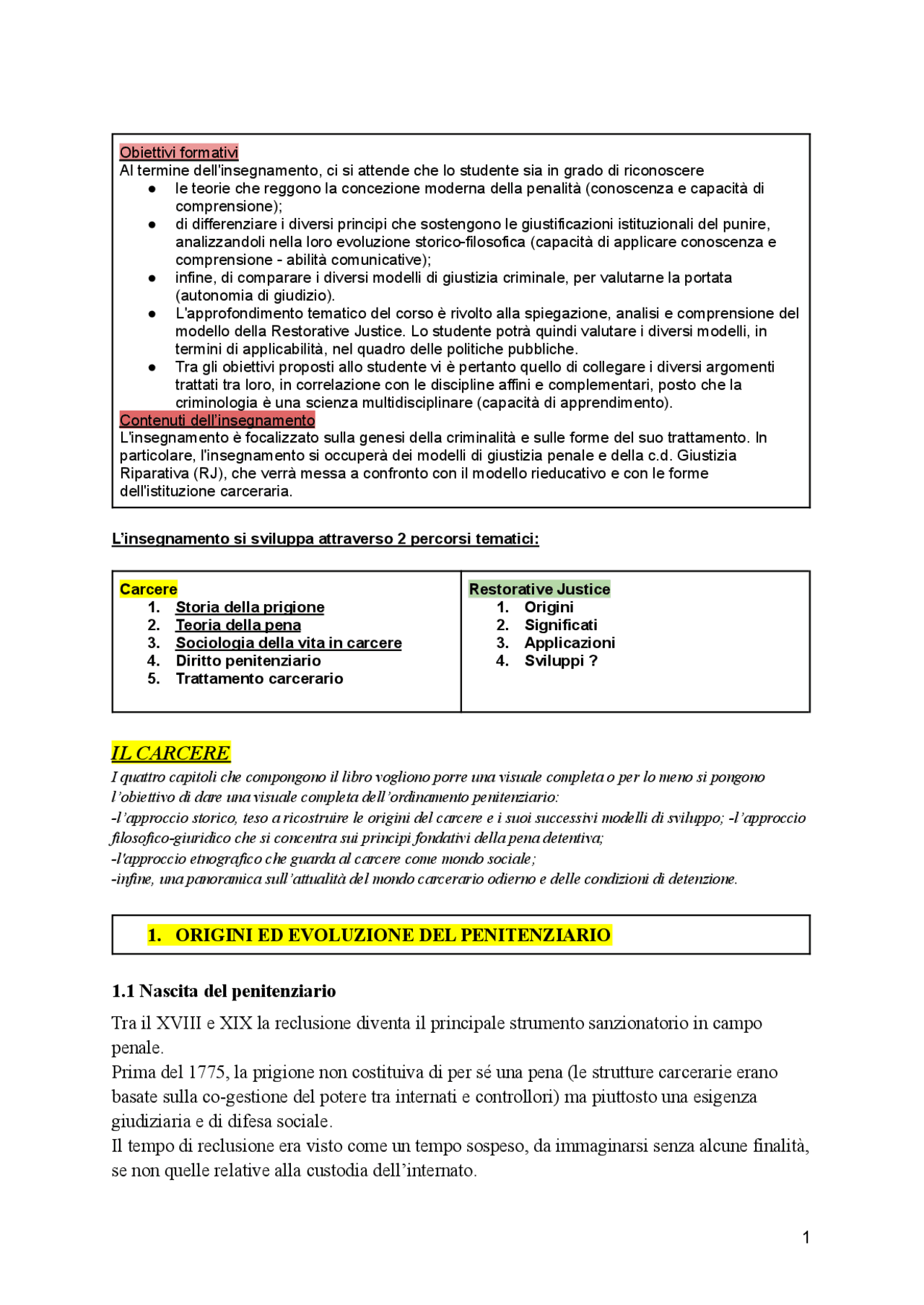 Criminologia Appunti Appunti Di Criminologia Docsity