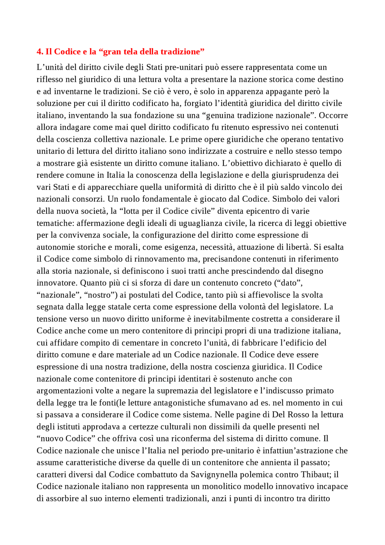 Storia Delle Codificazione Cazzetta Docsity