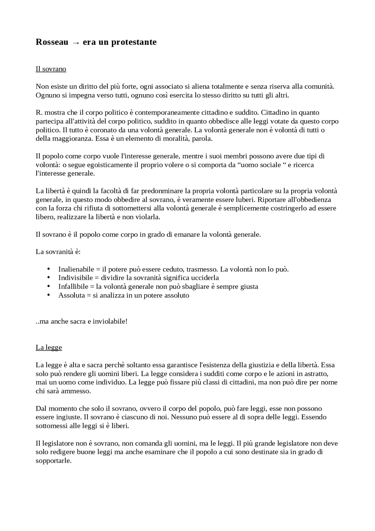 Appunti Storia Del Pensiero Politico Prof Dessì Docsity