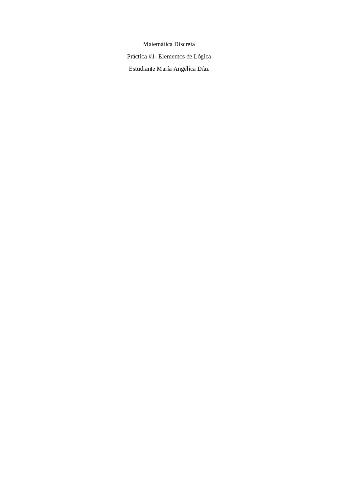 Práctica 2 De Matemática Discreta Docsity
